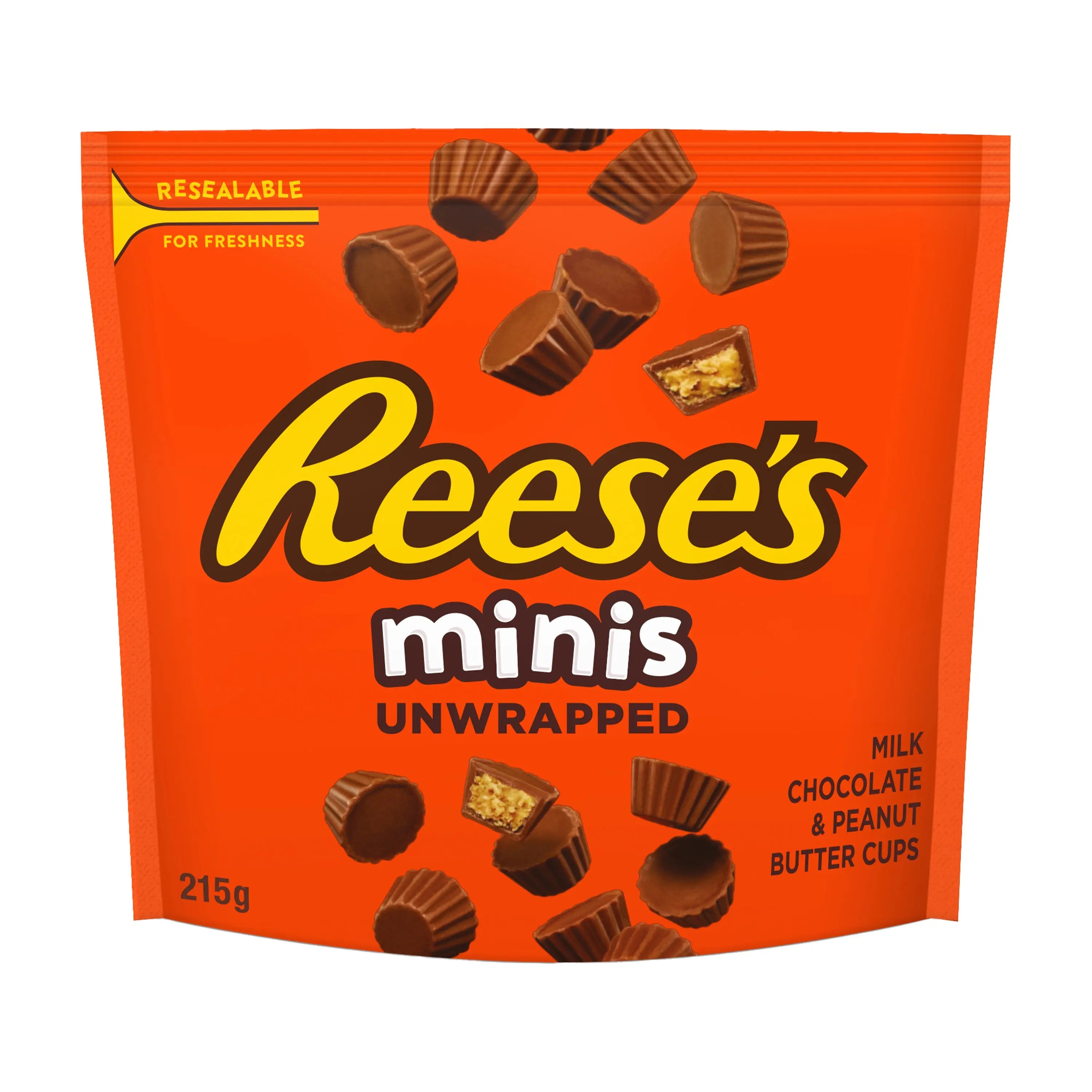 Reese's Mini Unwrapped Chocolate Peanut Butter Cups 215 gr – Click Cuisine