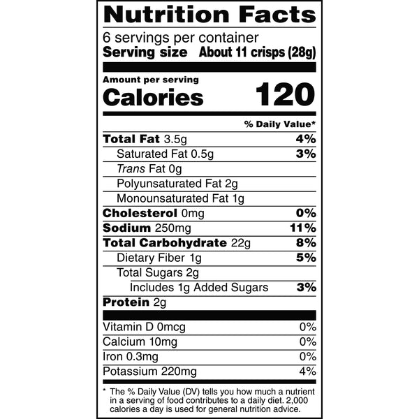 Ruffles Baked Cheddar & Sour Cream , 65% Less Fat Potato Chips 6.OZ (1 ...