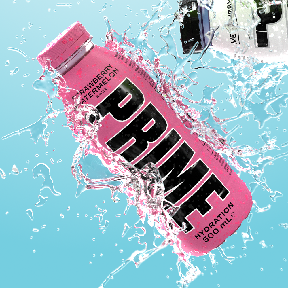 Prime Hydration Drink Strawberry & Watermelon Flavour 500ml (Pack of 1 ...