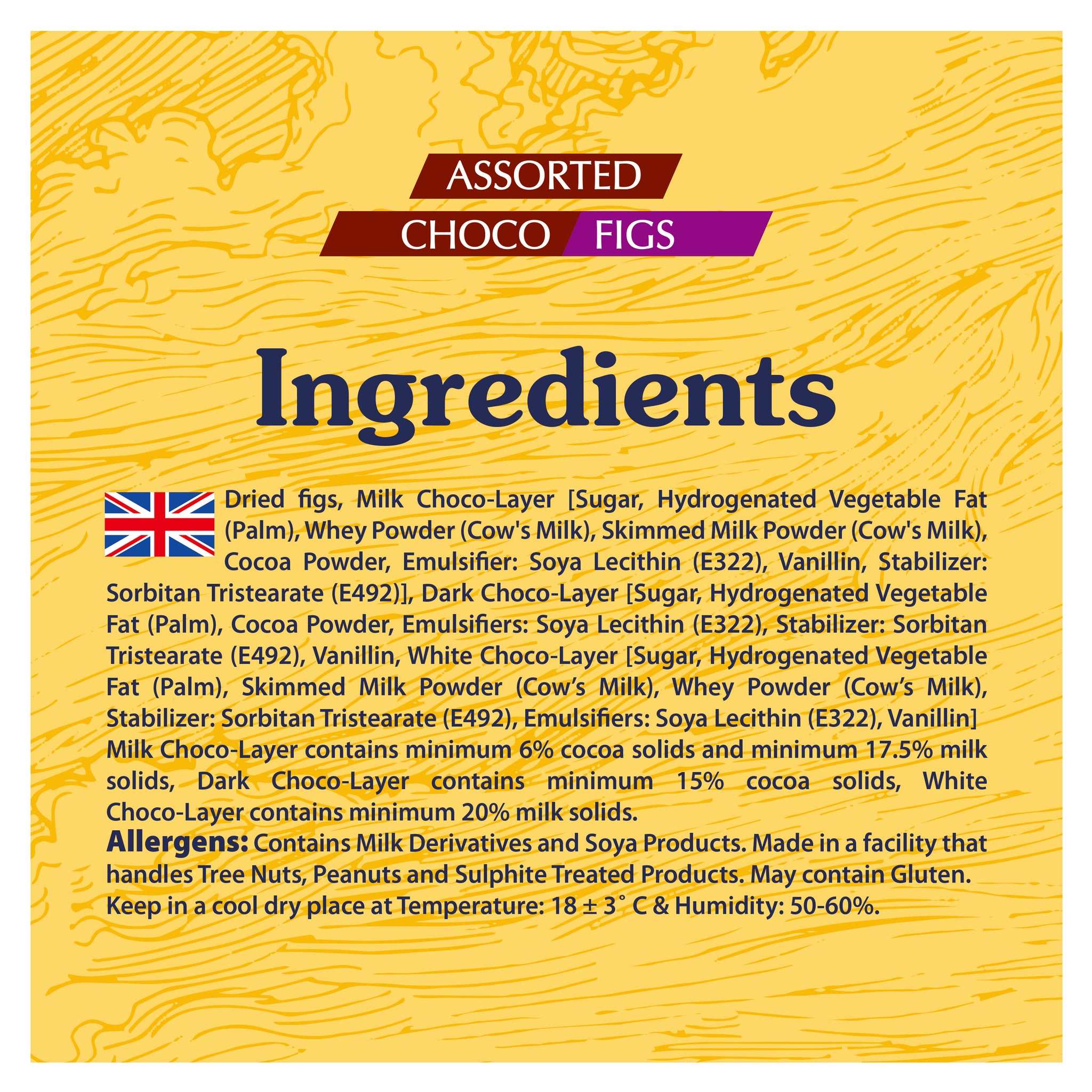 Arabian Delights Chocolate Figs ,Assorted Pack, Coated Bite-Sized Snac ...