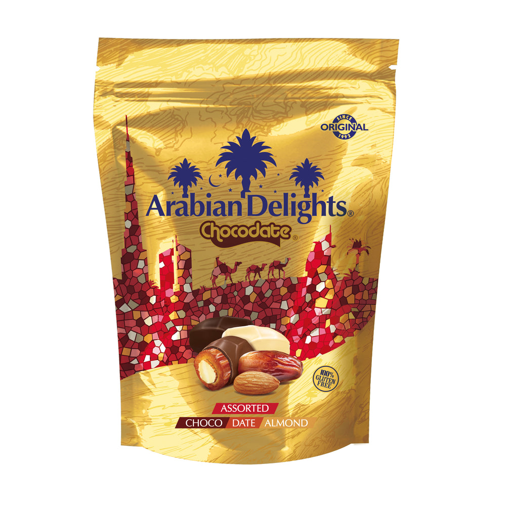 Arabian Delights Assorted Chocodate, Classic Chocolate Coated Bite-Siz ...