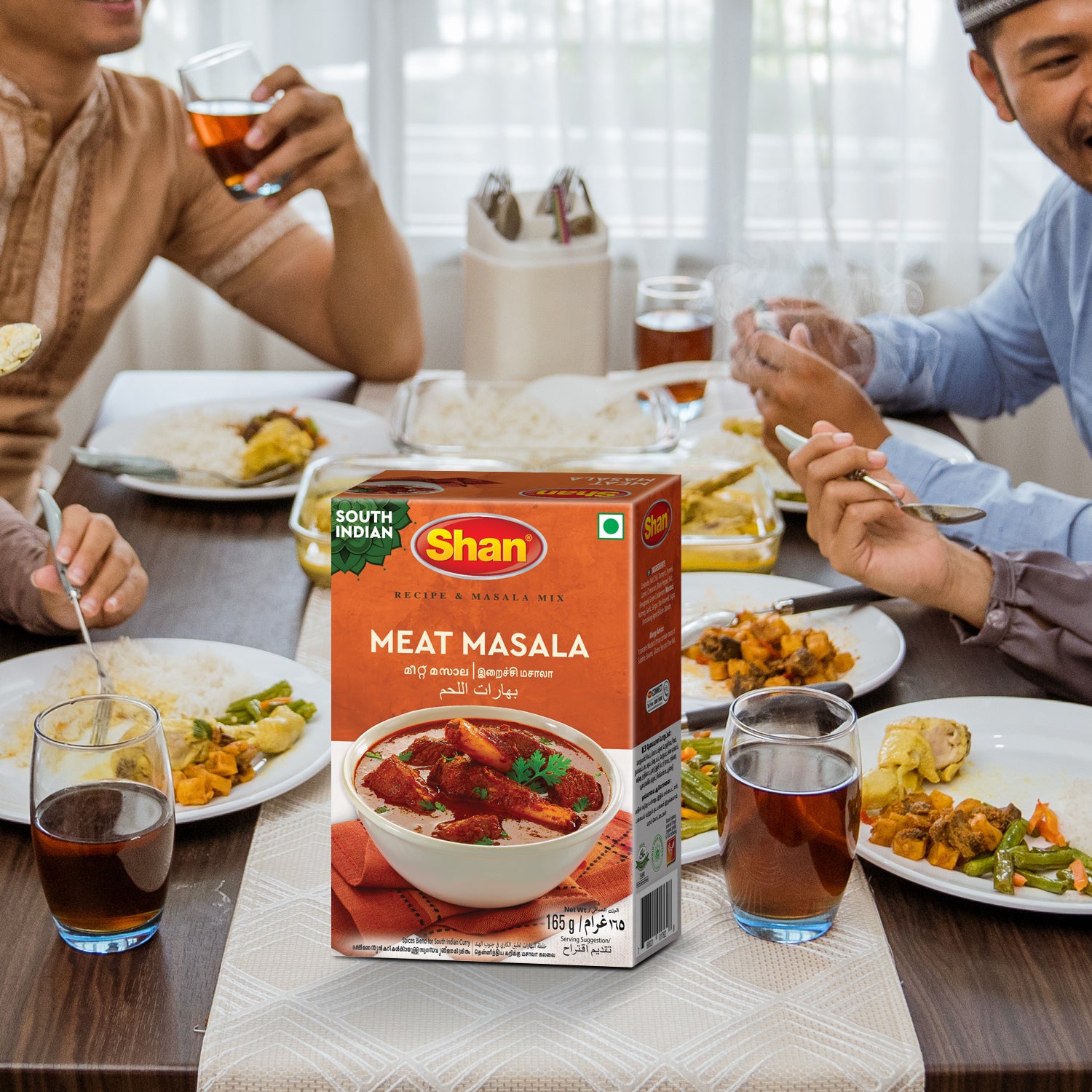 Shan South Indian Meat Recipe & Masala Mix 165gm - Click Cuisine