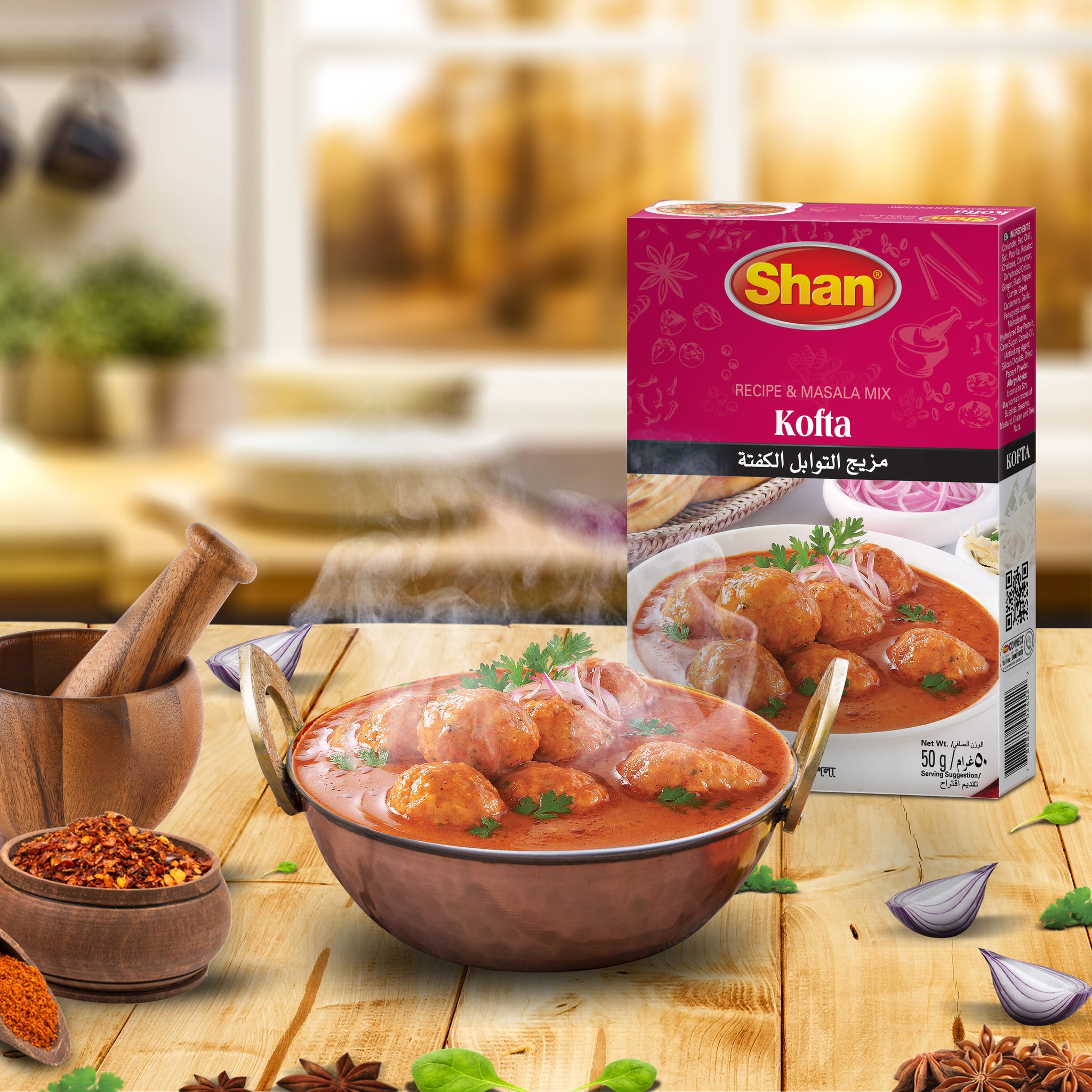 Shan Kofta Recipe & Masala Mix 50gm - Click Cuisine