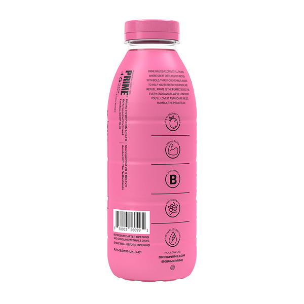 Prime Hydration Drink Strawberry & Watermelon Flavour 500ml - Click Cuisine