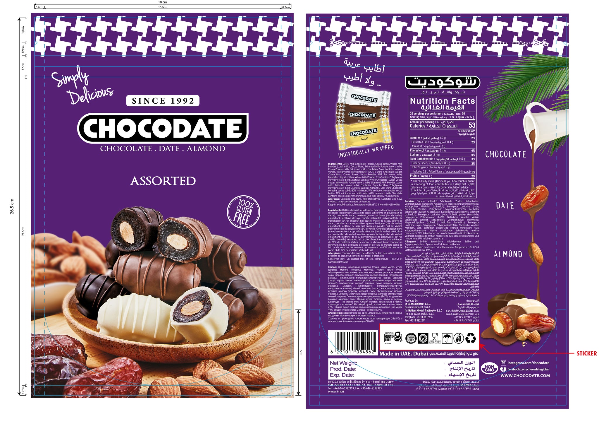 Chocodate Assorted | Exquisite Bite Sized Delicacy | Handmade Treat ...