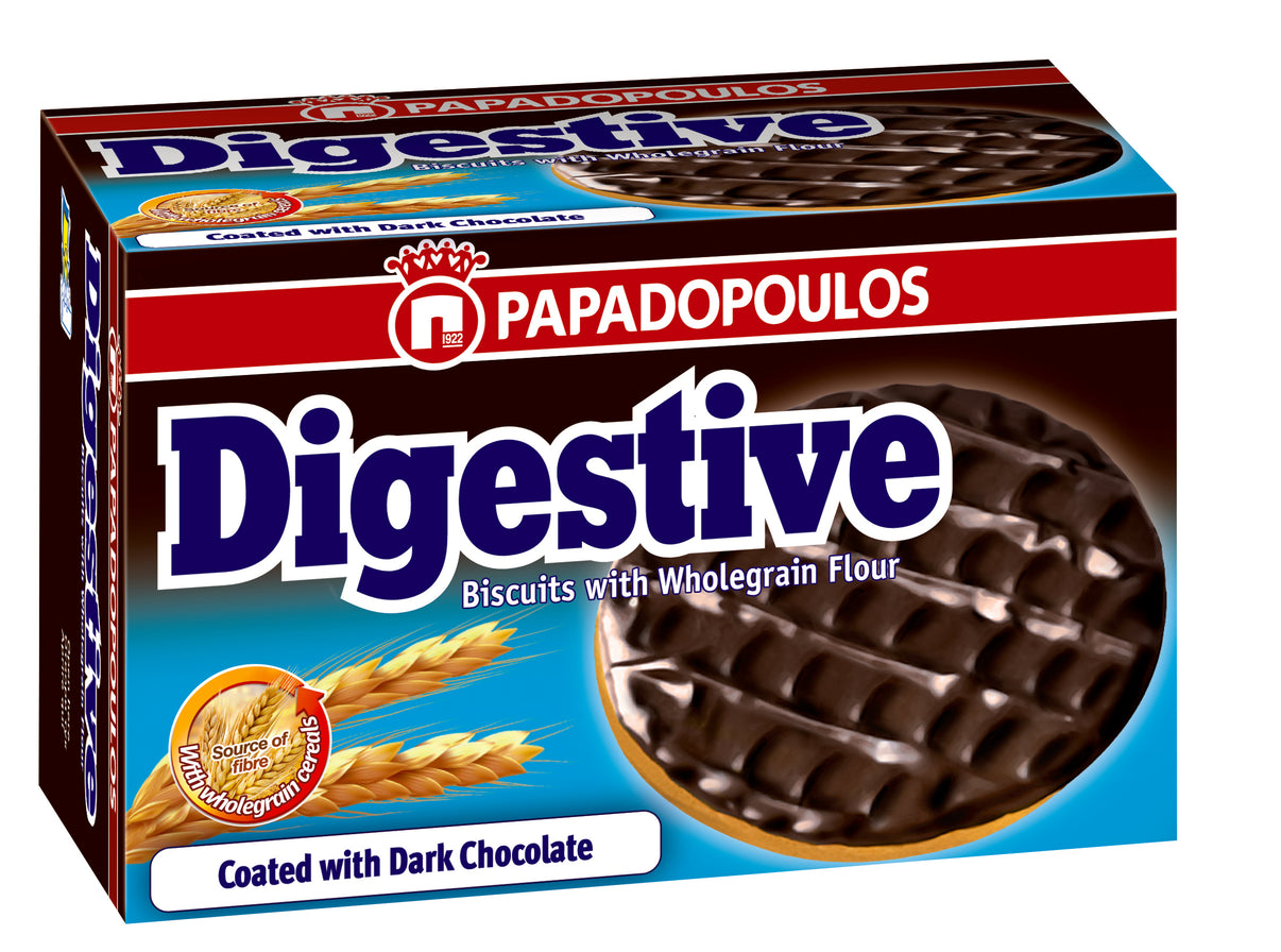 Digestive Biscuits With Wholegrain Flour, Dark Chocolate 200gm – Click ...