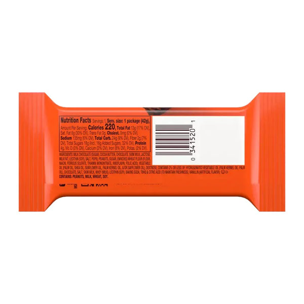 Reese's Sticks Milk Chocolate Peanut Butter Candy Bar, 42gm x 3 - Click ...