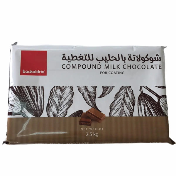 Backaldrin Compound Chocolate Milk Block 2.5Kg, Chocolate Range for Co ...