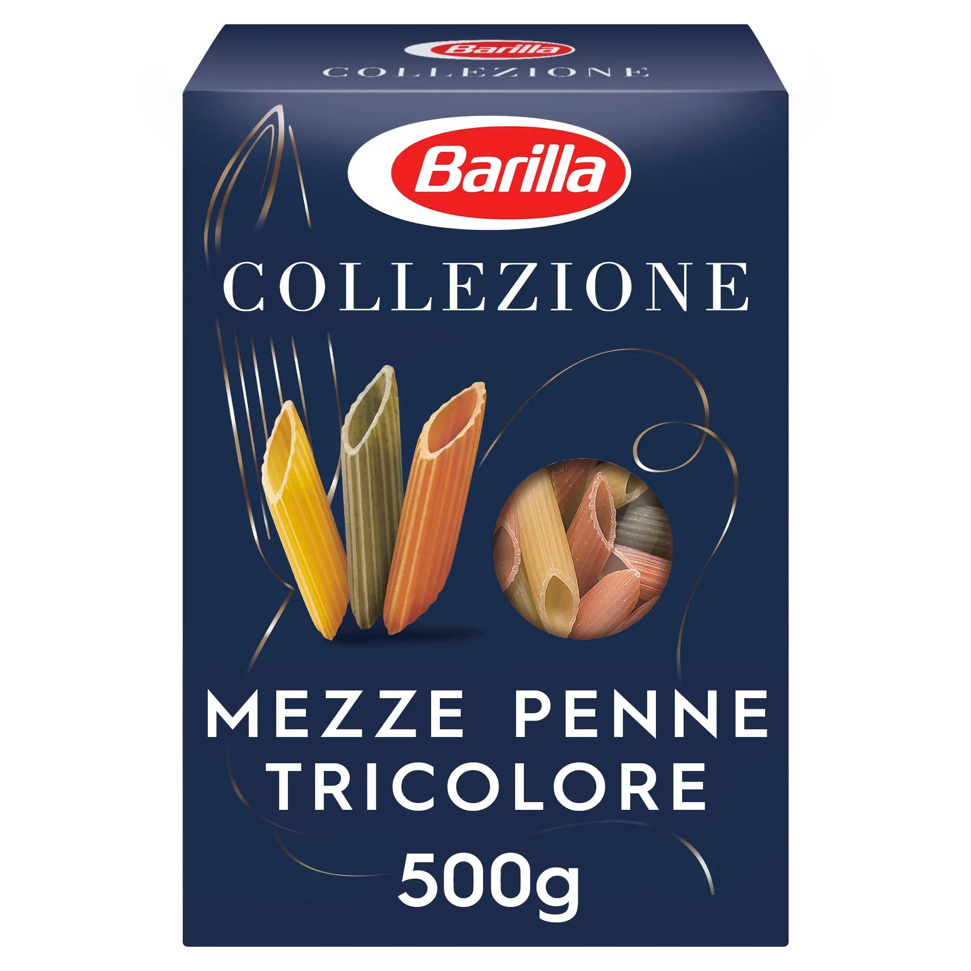 Barilla Collezione Pasta Mezze Penne Tricolori 500g – Click Cuisine