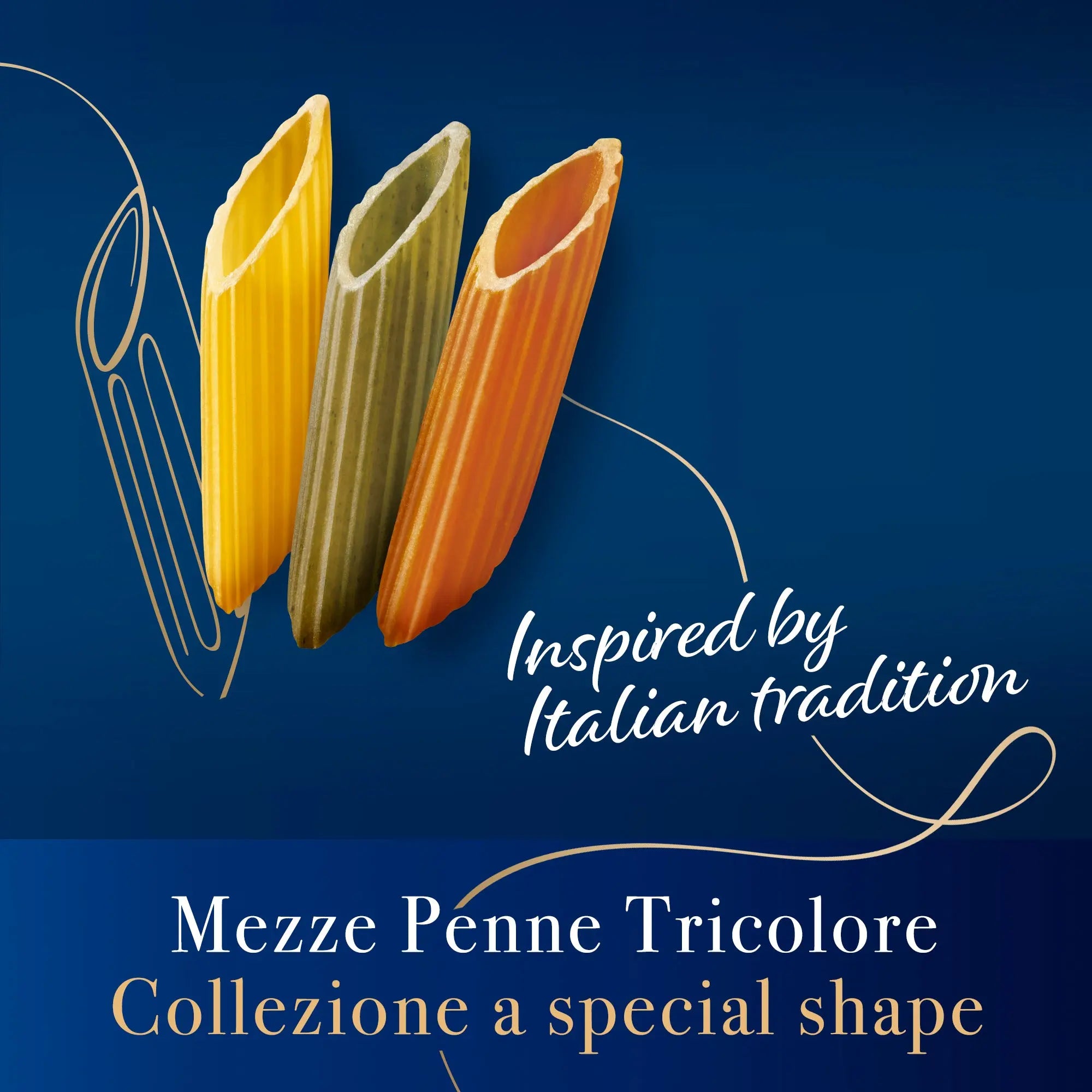 Barilla Collezione Pasta Mezze Penne Tricolori 500g – Click Cuisine