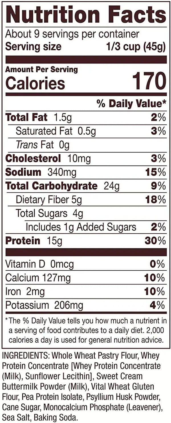 Bob's Red Mill Protein Pancake & Waffle Mix 397gm - Click Cuisine