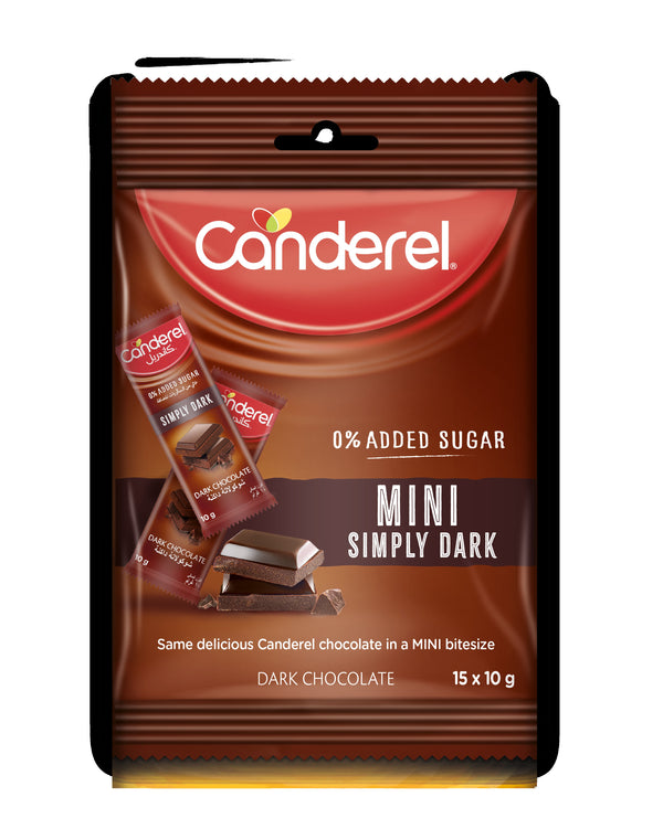 Canderel Mini Chocolate Simply Dark - 150g - Click Cuisine