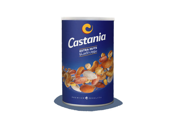 Castania Mixed Extra Nuts 450G Can - Click Cuisine