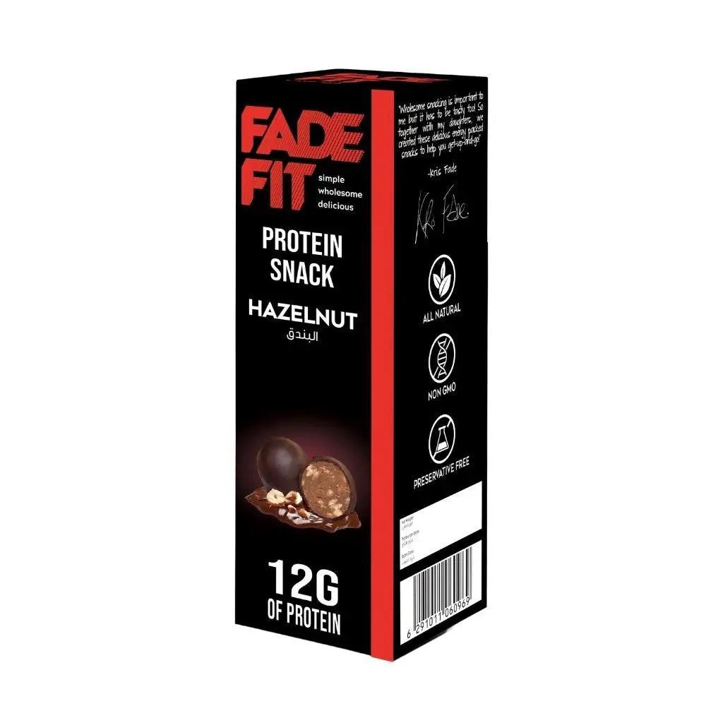 Fade Fit - Hazelnut Protein Balls 60gm - Click Cuisine