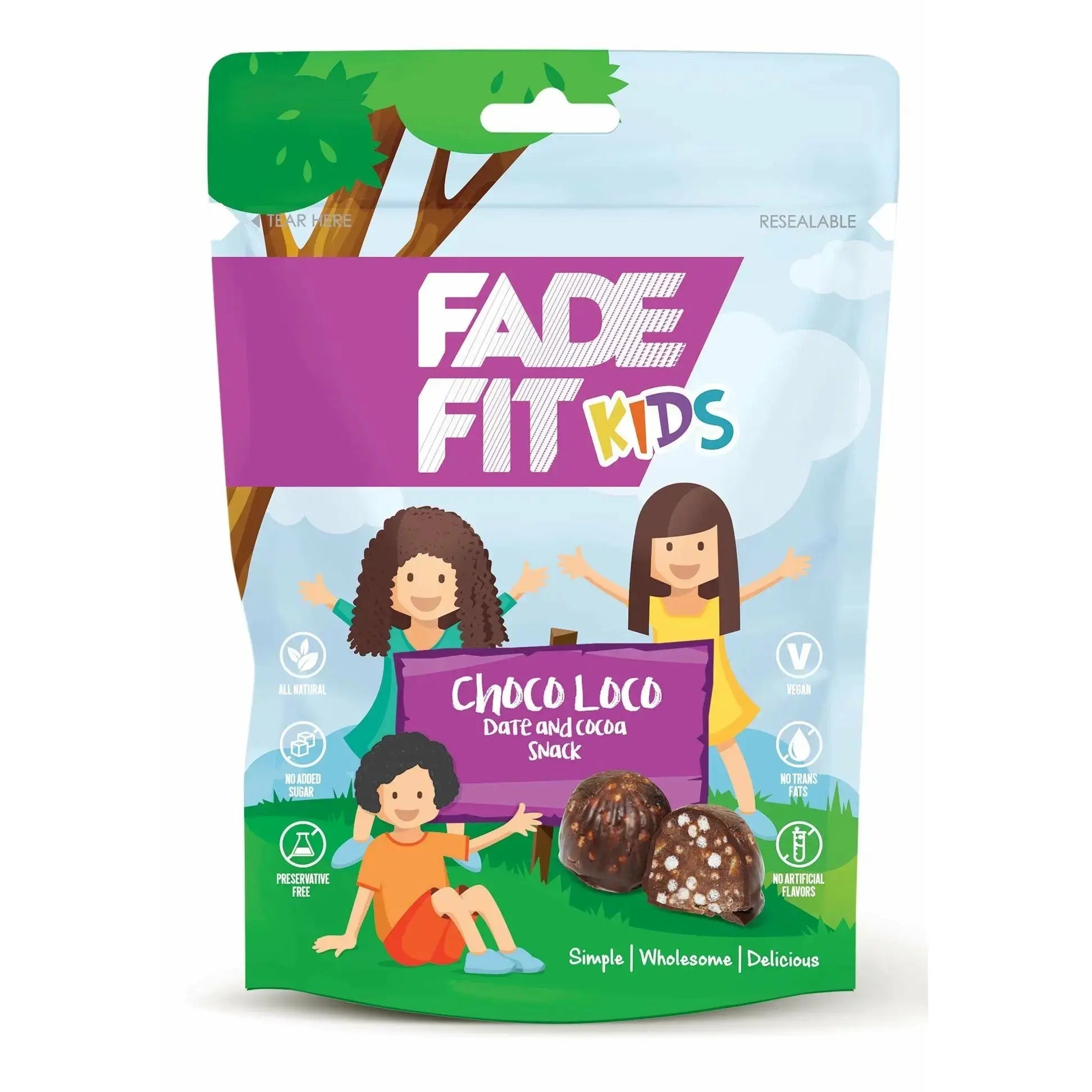 Fade Fit Kids Choco Loco Chocolates 40gm – Click Cuisine