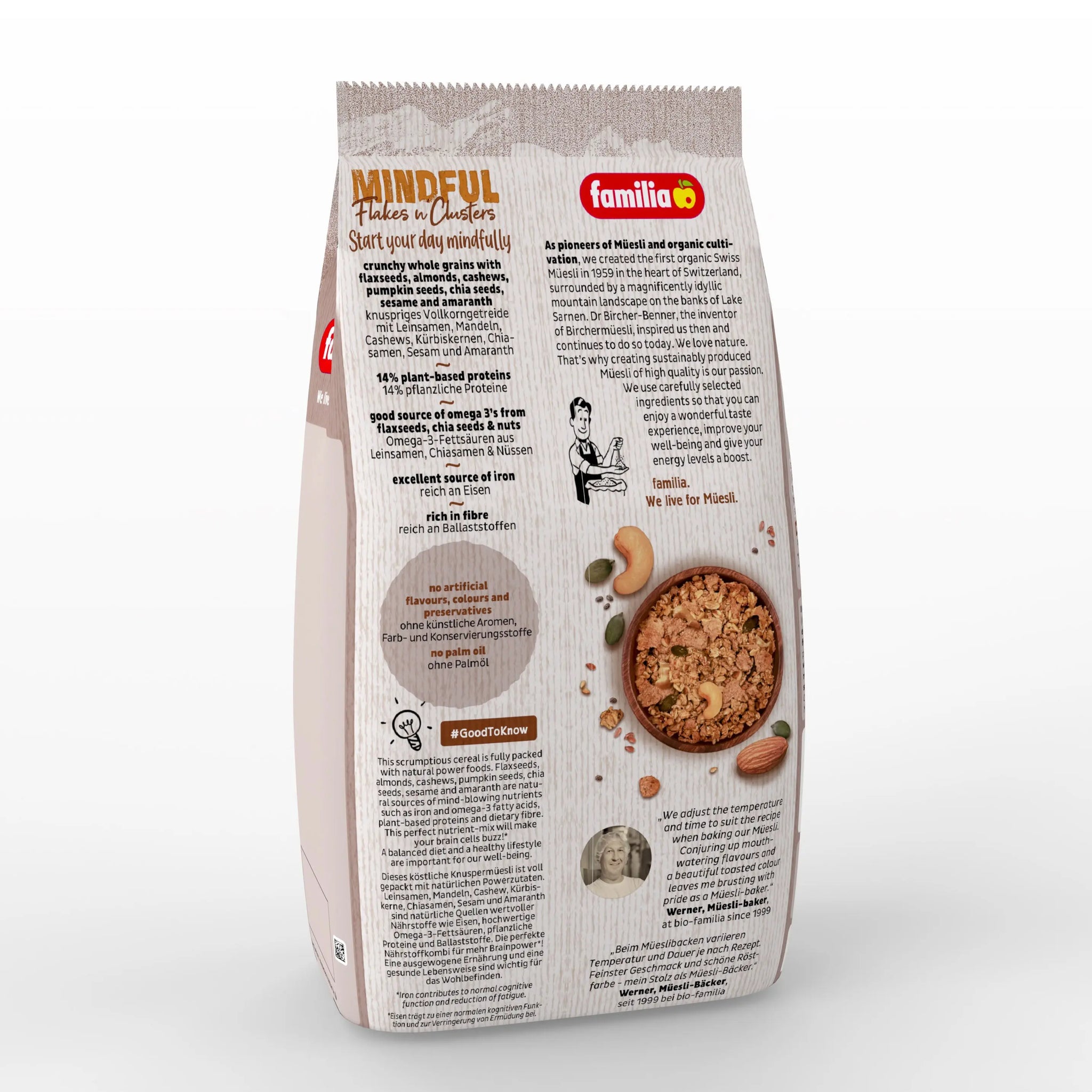 Familia Flakes n Clusters Cereal - Mindful Nuts & Seeds 350g - Click ...