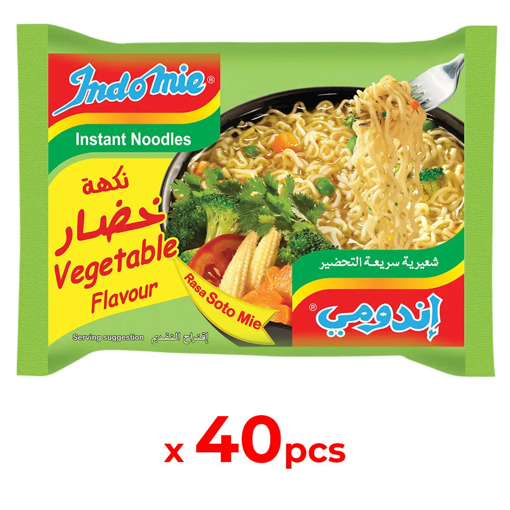 Indomie Soto Instant Noodles, Vegetable Flavour with Seasoning Powder ...
