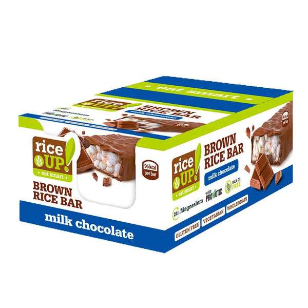 Rice Up Chocolate Bar 20 x 18G - Click Cuisine