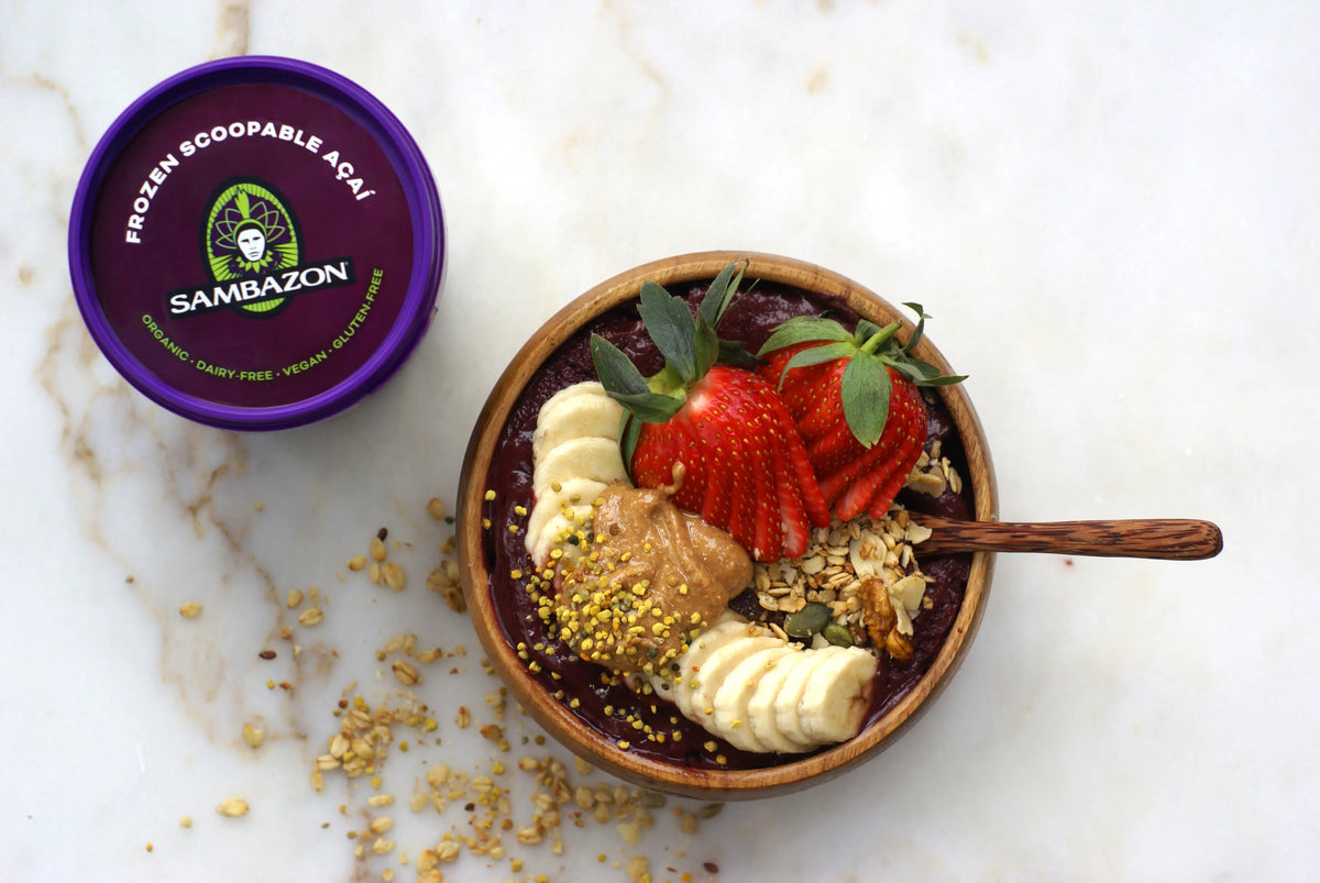 Sambazon Frozen Scoopable Açaí Sorbet 500ml - Click Cuisine