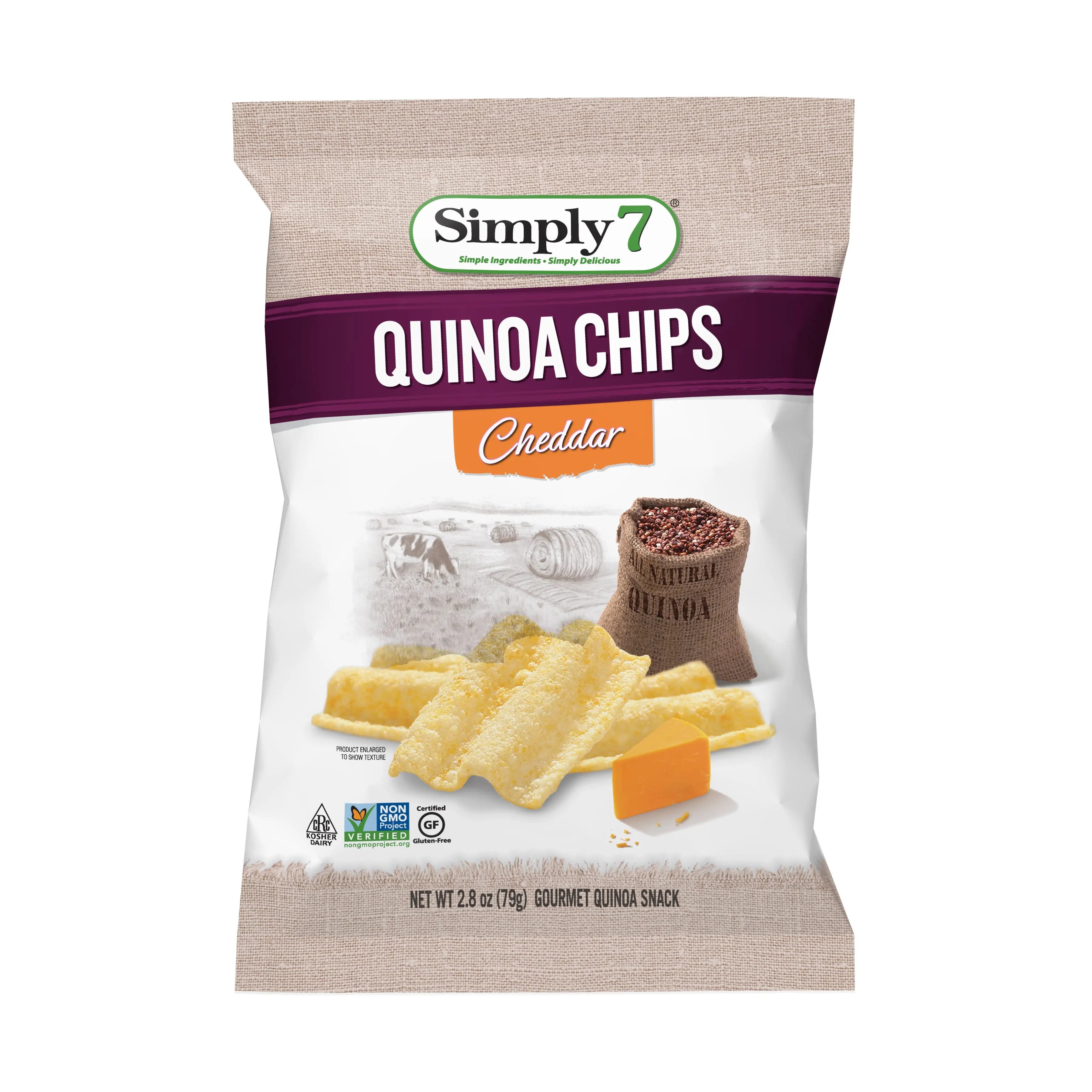 Simply7 Chips Quinoa Cheddar 79g – Click Cuisine
